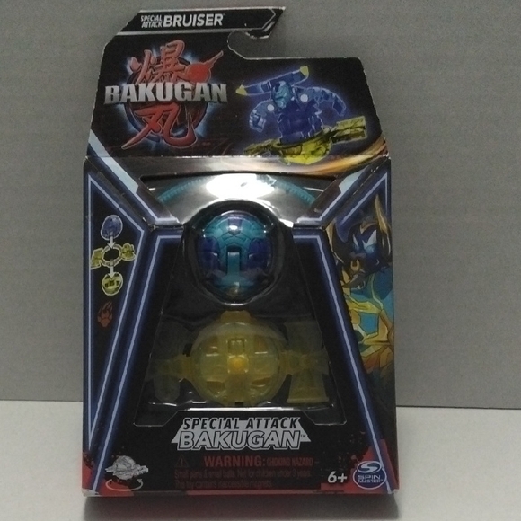 Bakugan | Toys | Bakugan Special Attack Bruiser Action Figure Blue And ...